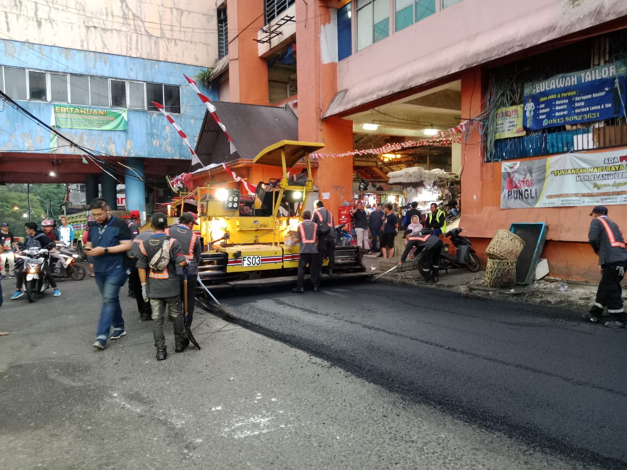 Dalam Pelaksanaan Perbaikan Jalan Pasar Baru Kota Bogor Menggunakan ...